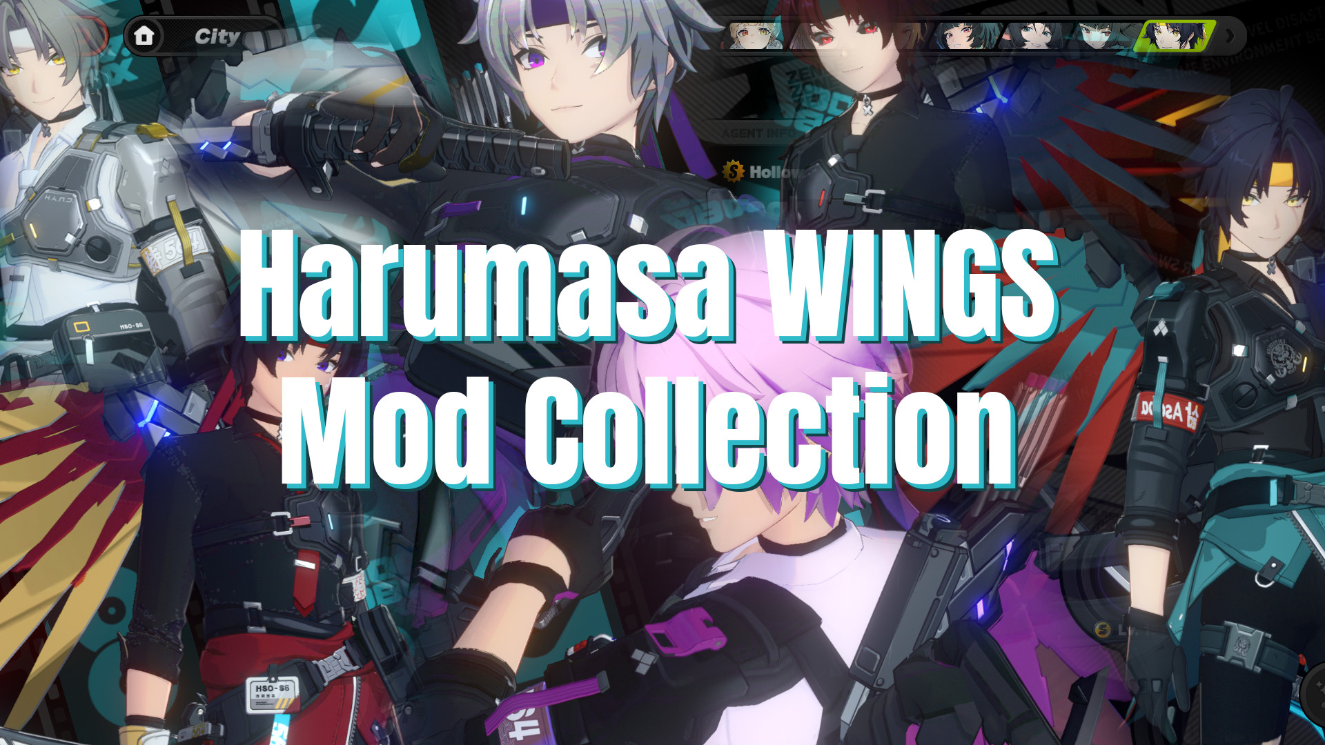 Ultimate Harumasa Collection WINGS Mod Merge Mod for Zenless Zone Zero | ZZZ Mods