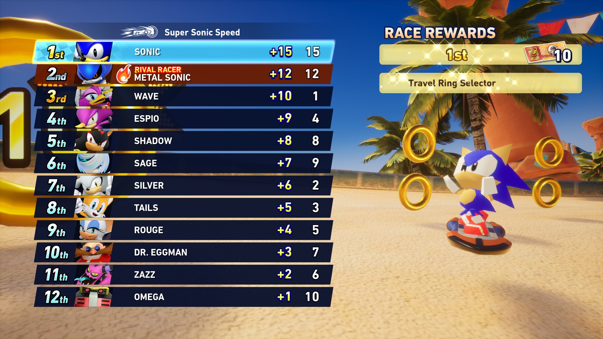 Sonic R Sonic Mod for Sonic Racing: CrossWorlds | SR:CW Mods