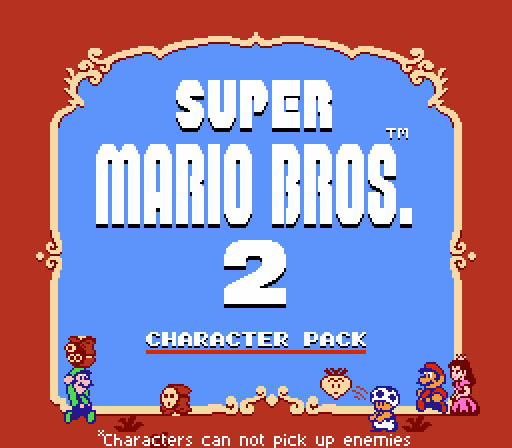 Super Mario Bros. 2 Character Pack Mod for Super Mario Bros. Remastered ...