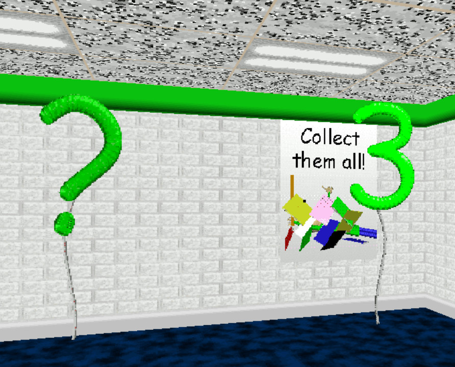 Old match balloons (number balloons) Mod for Baldi's Basics | Baldi Mods