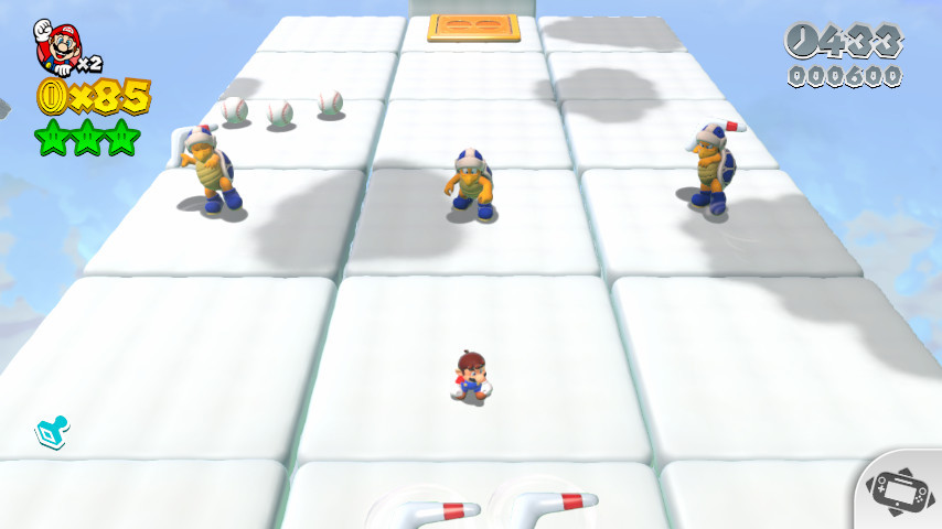 Cloudy Climb - Custom Level Mod for Super Mario 3D World | SM3DW Mods