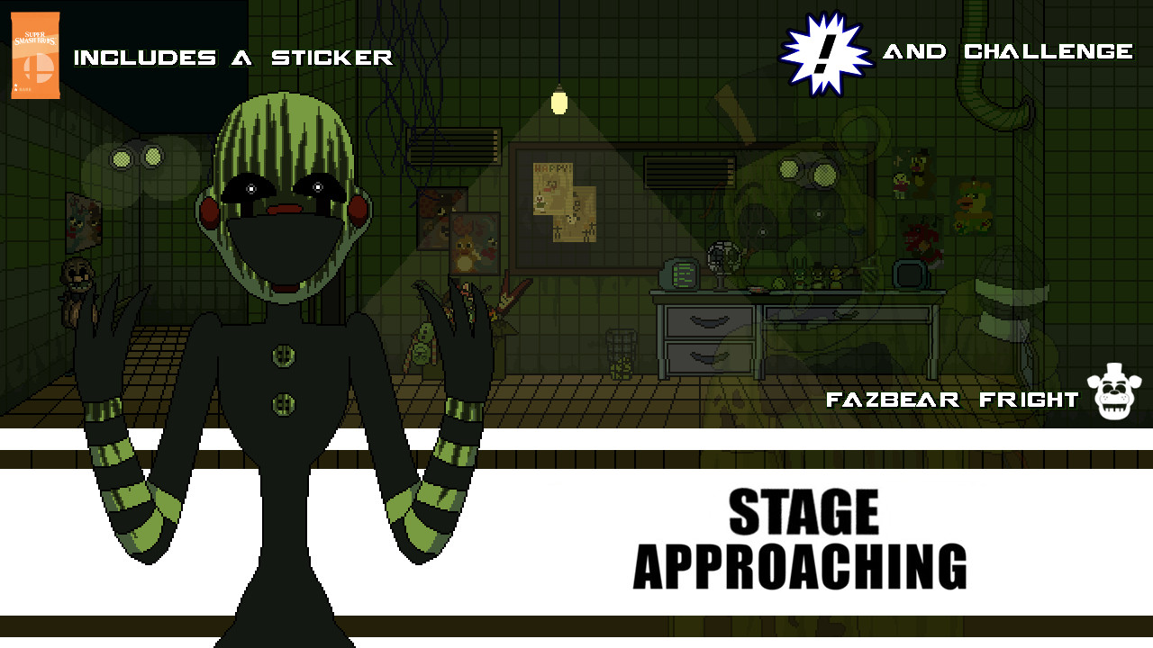 Fazbear's Fright (FNaF) (CMC+ V8) Mod for Super Smash Bros. Crusade ...