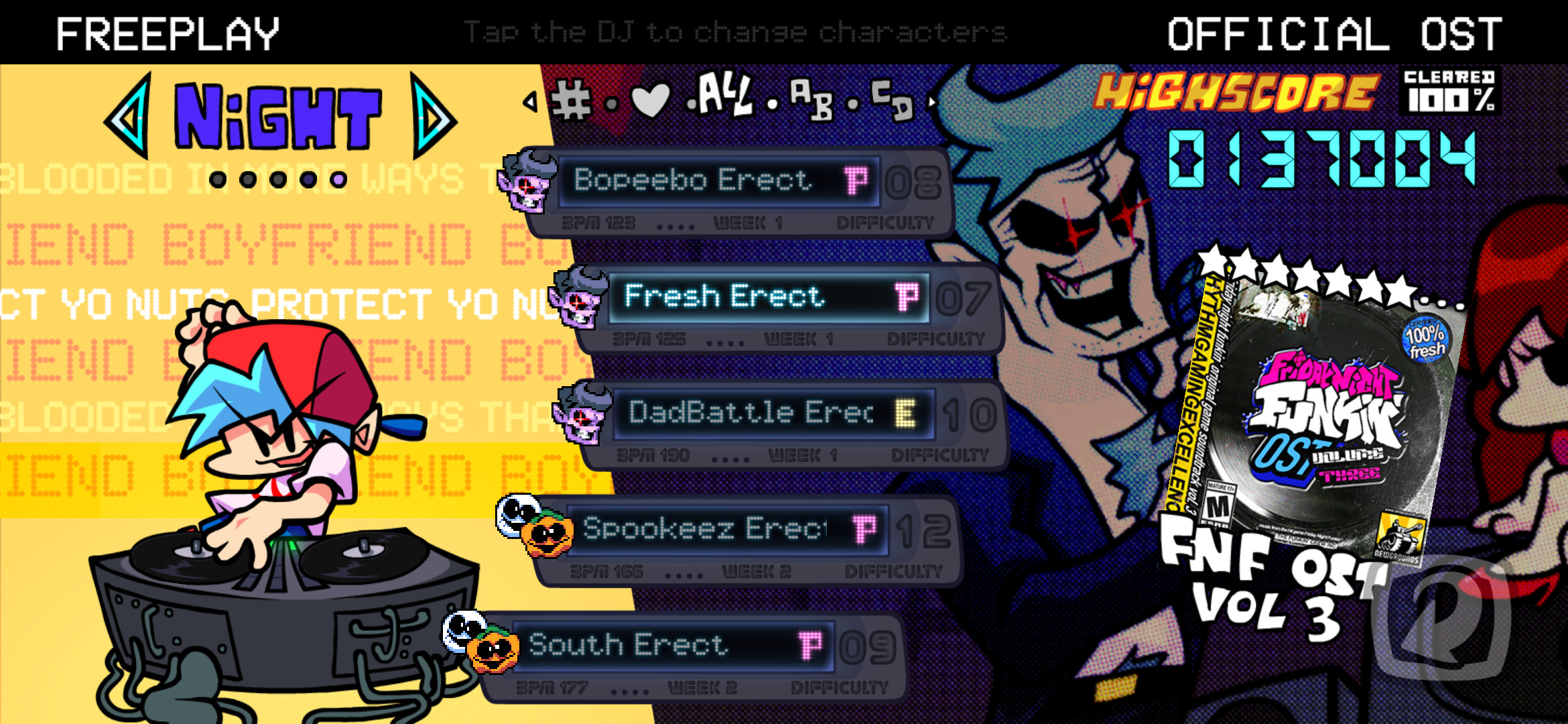 Mobile Tweaked Charts Mod for Friday Night Funkin' | FNF Mods