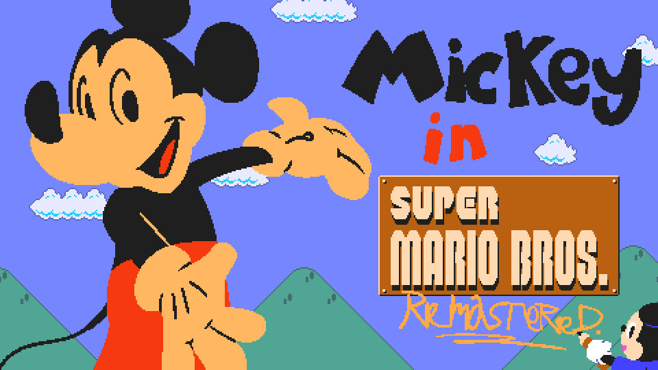 Mickey Mouse In SMB Remastered. Mod for Super Mario Bros. Remastered ...