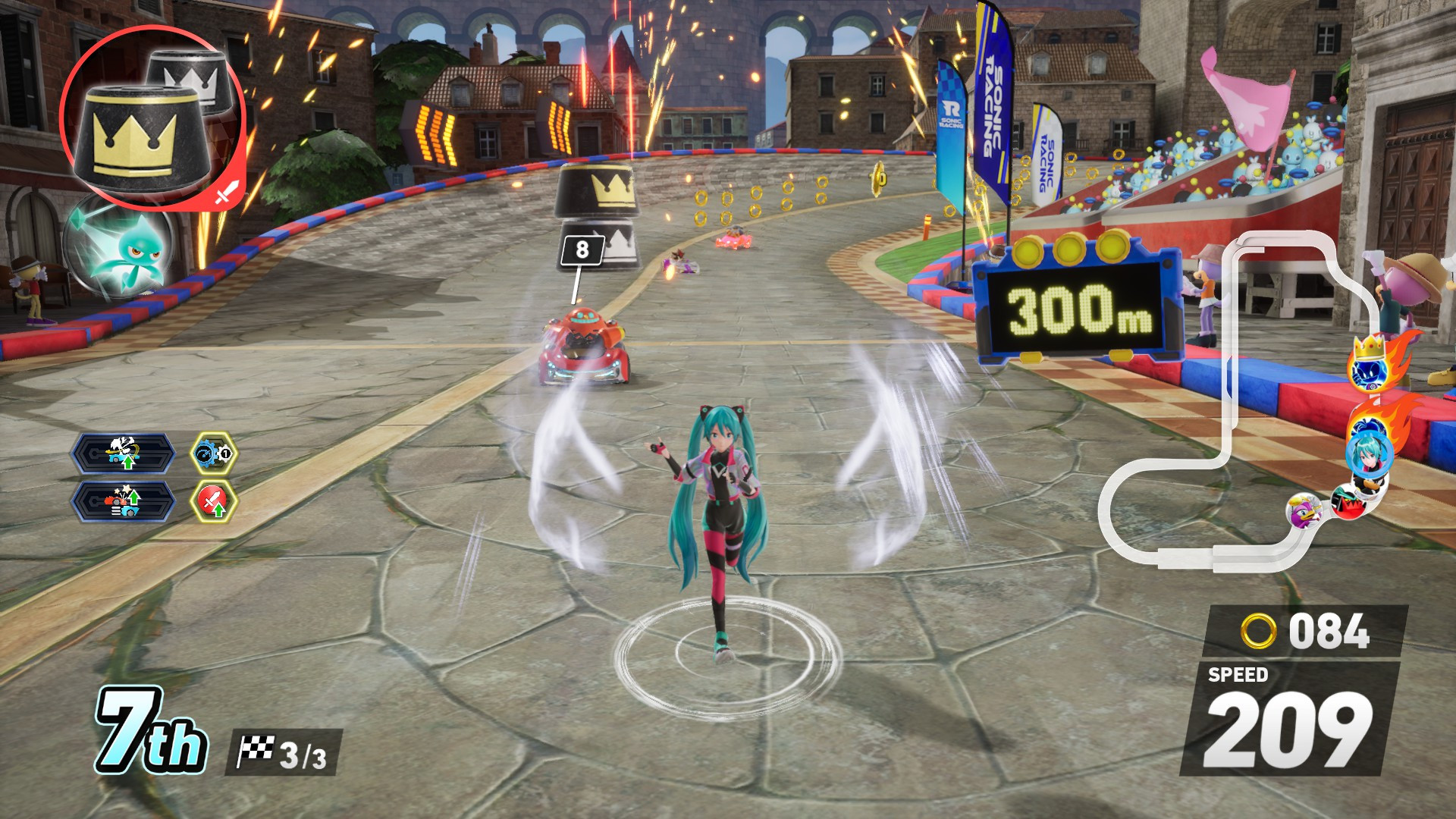 Miku on Foot Mod for Sonic Racing: CrossWorlds | SR:CW Mods