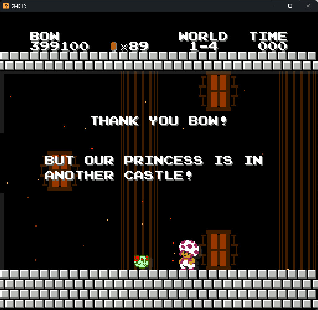 Lady Bow Mod for Super Mario Bros. Remastered [Unofficial] | SMB1R Mods