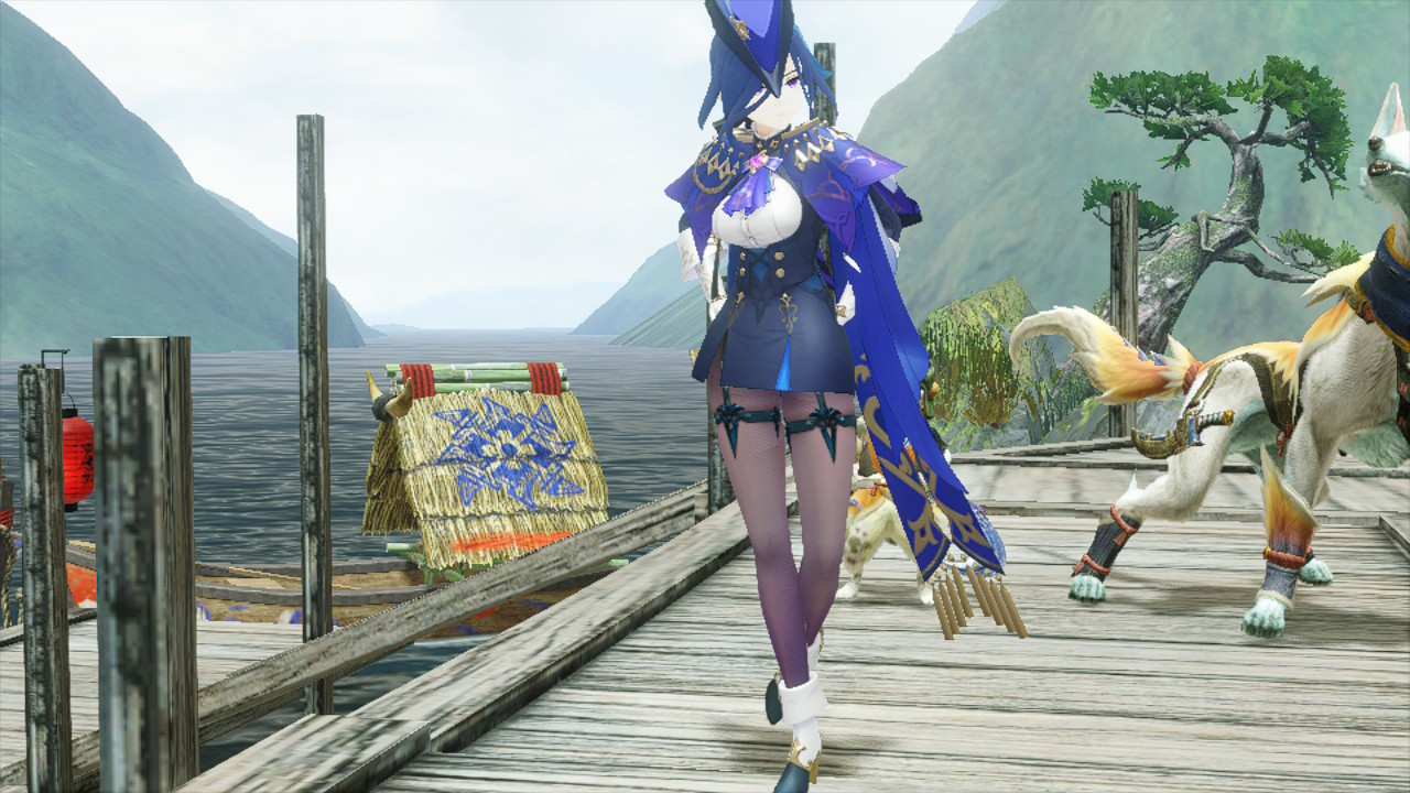 Clorinde GI (layered armor) NSwitch port Mod for Monster Hunter Rise ...