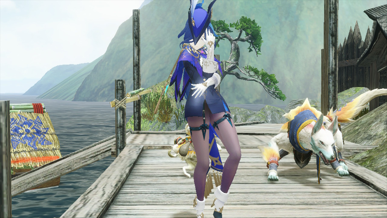 Clorinde GI (layered armor) Mod for Monster Hunter Rise | MHR Mods