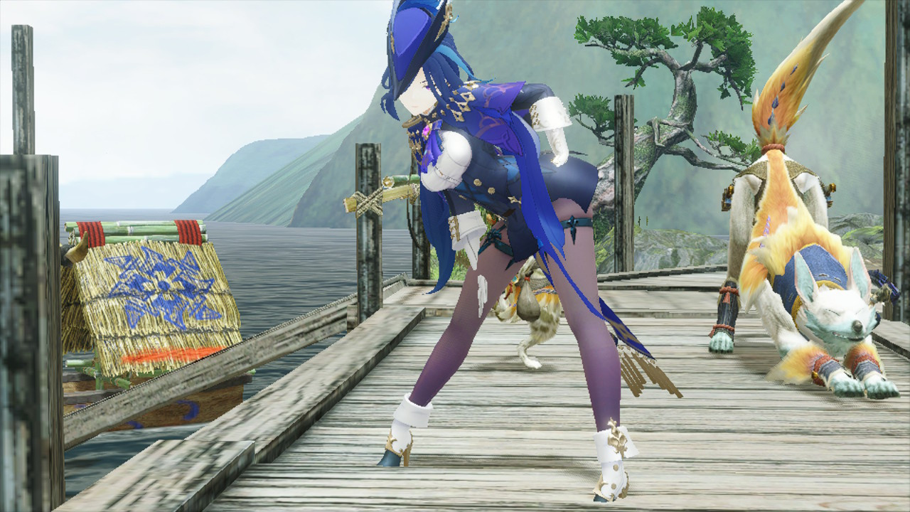 Clorinde GI (layered armor) NSwitch port Mod for Monster Hunter Rise ...