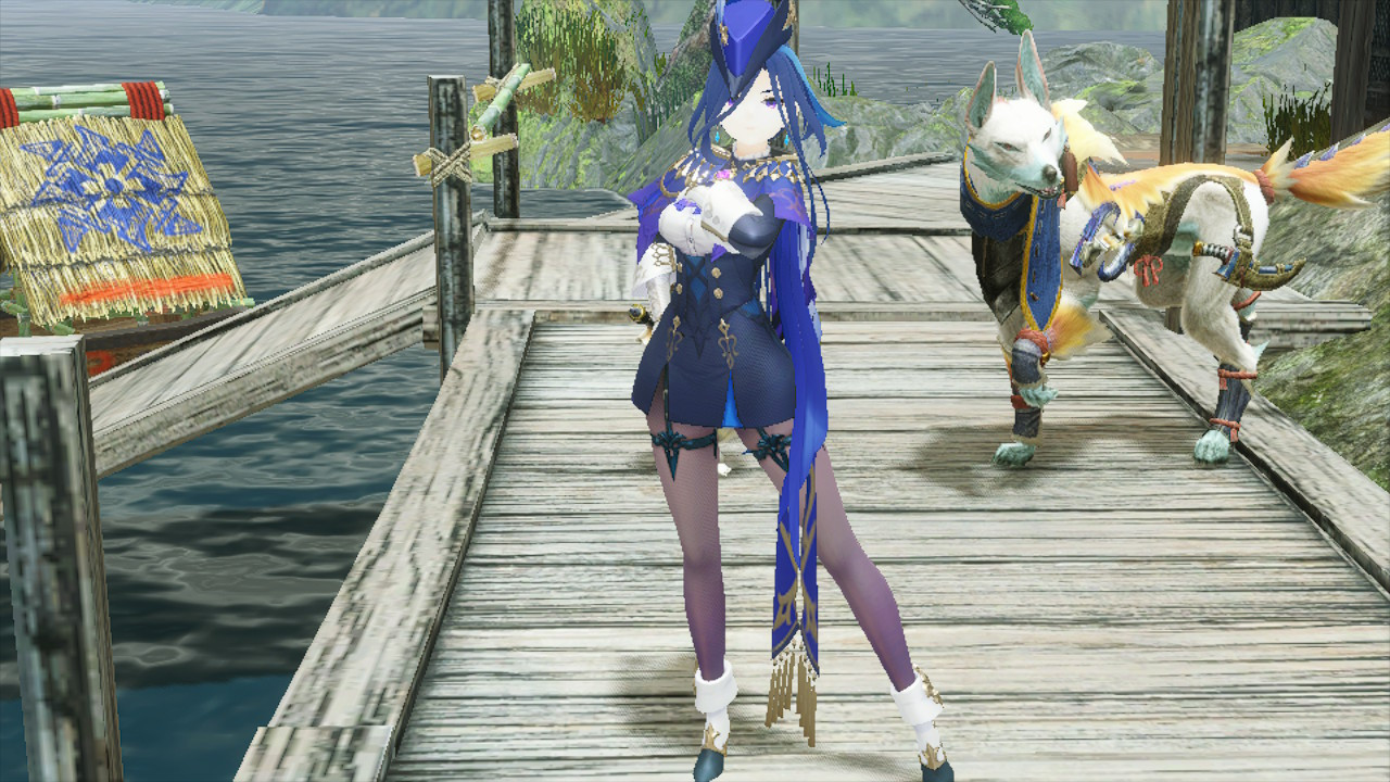 Clorinde GI (layered armor) NSwitch port Mod for Monster Hunter Rise ...