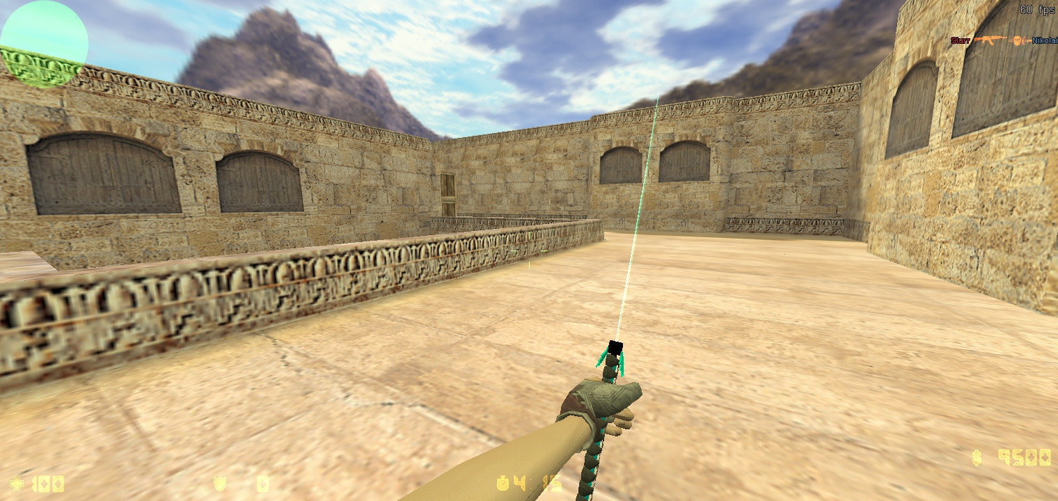 Blue Katana – Cyber Samurai Sword Mod for Counter-Strike 1.6 | CS1.6 Mods