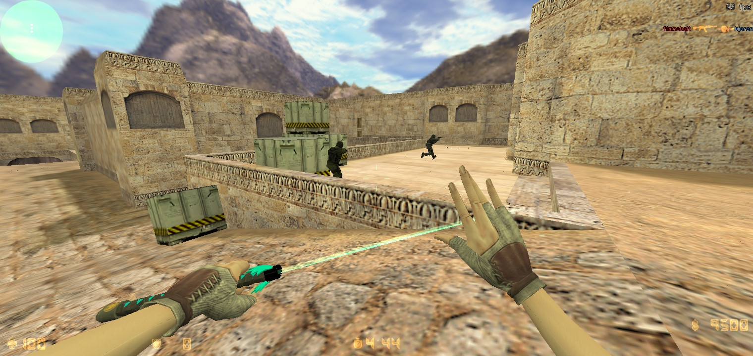Blue Katana – Cyber Samurai Sword Mod for Counter-Strike 1.6 | CS1.6 Mods