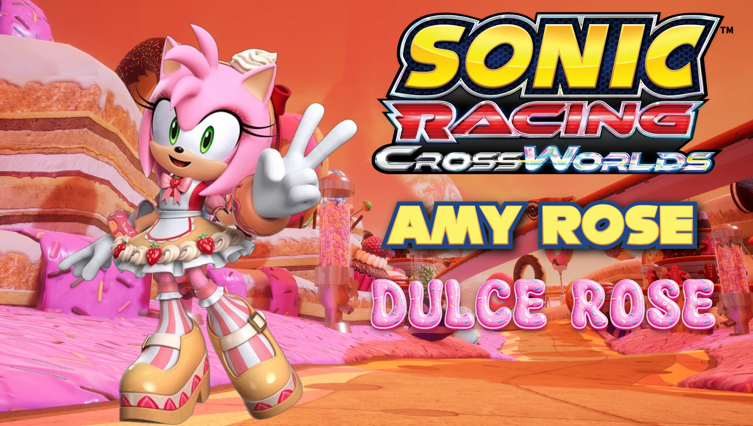 Dulce Amy Mod for Sonic Racing: CrossWorlds | SR:CW Mods