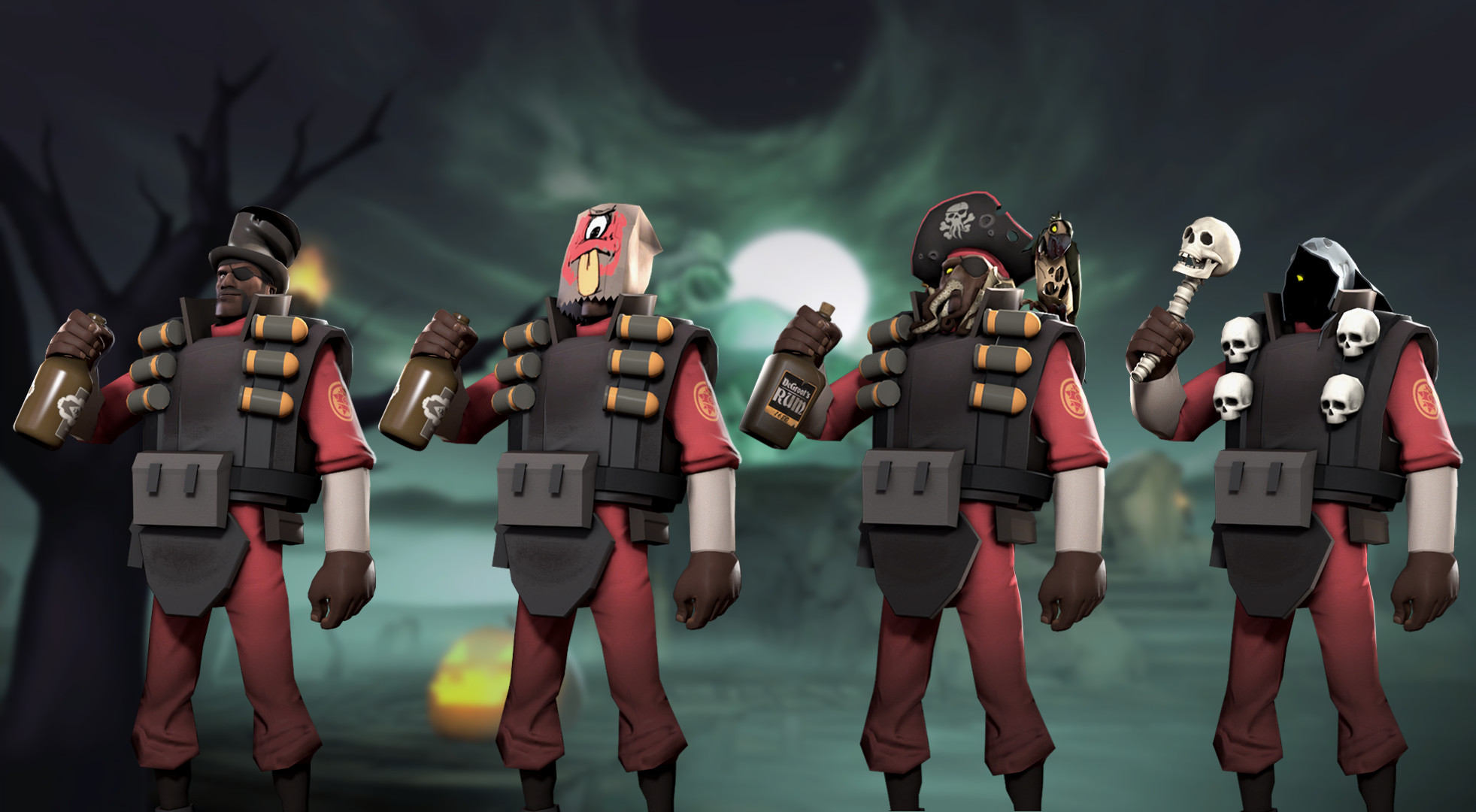 Halloween Anniversary Main Menu Mod for Team Fortress 2 | TF2 Mods
