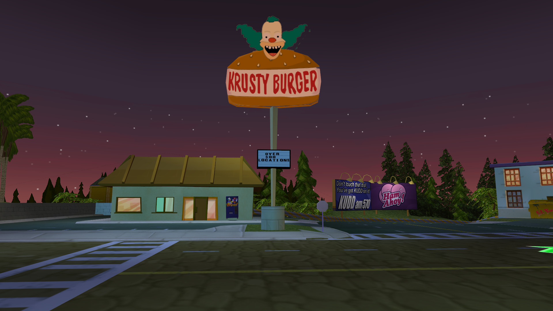 Improved Visuals for Krusty Burger & Interior BGs Mod for The Simpsons ...
