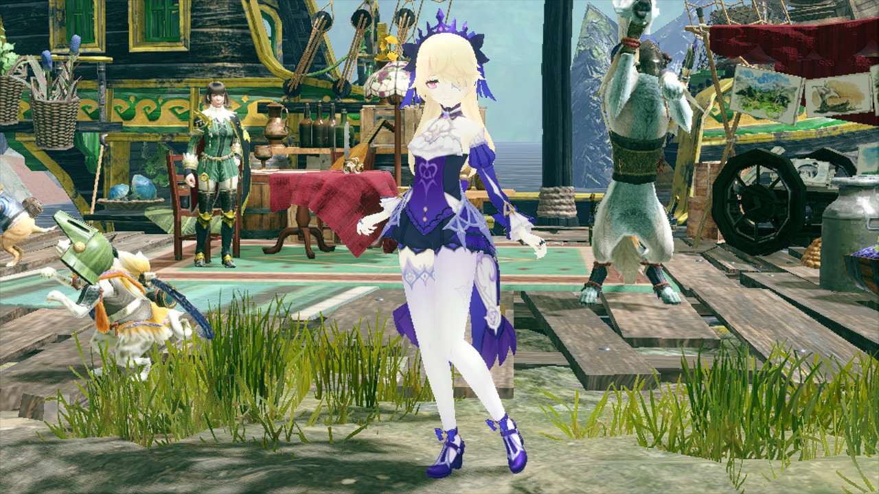 Fischl GI (layered armor) Mod for Monster Hunter Rise | MHR Mods