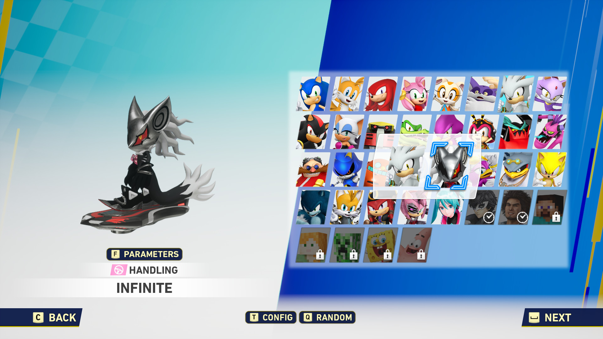 Infinite Complete (V1.51 Update) Mod for Sonic Racing: CrossWorlds | SR ...