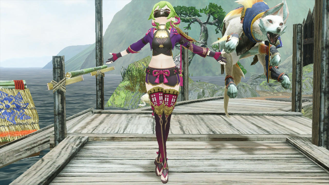 Kuki Shinobu GI (layered armor) Mod for Monster Hunter Rise | MHR Mods
