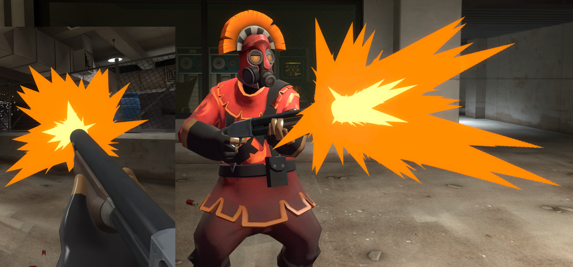 Cartoon/Comic Muzzleflashes Mod for Team Fortress 2 | TF2 Mods