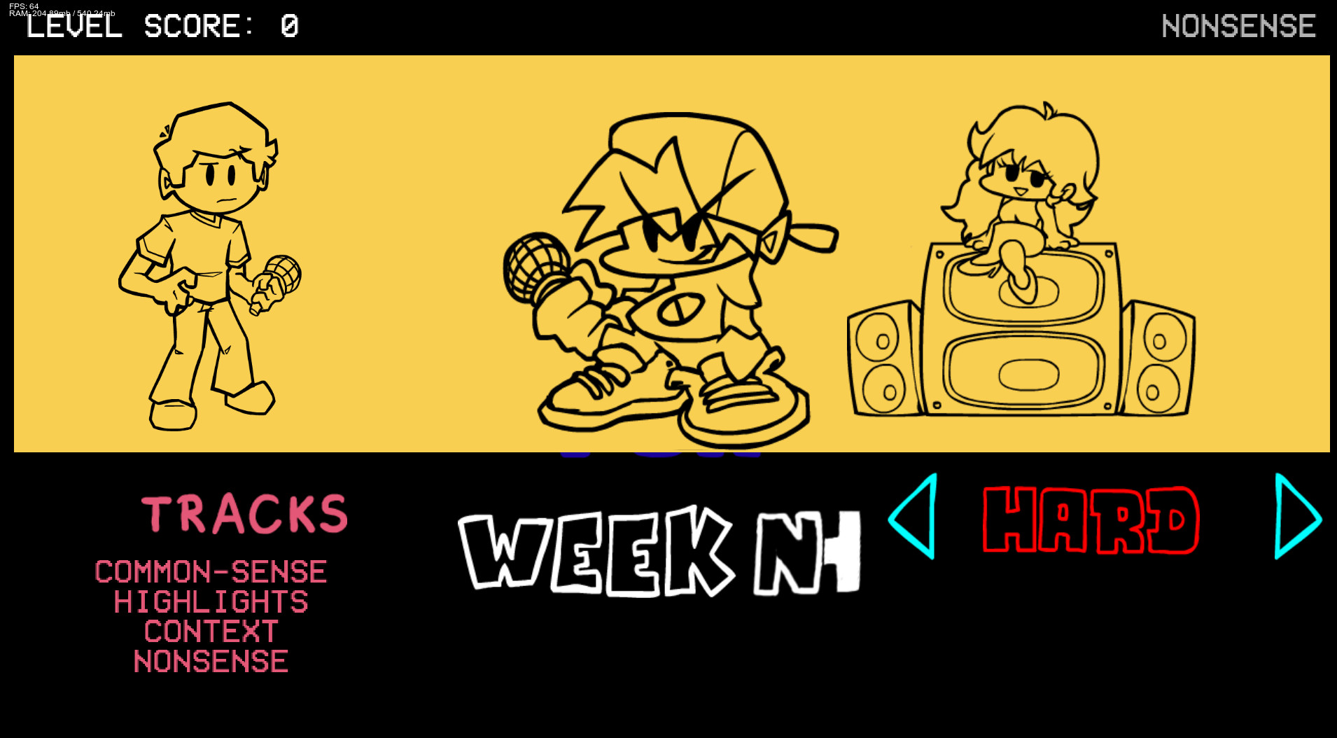 Vs Nonsense v1/v1.5 but with v1.5/v1 sprites Mod for Friday Night ...