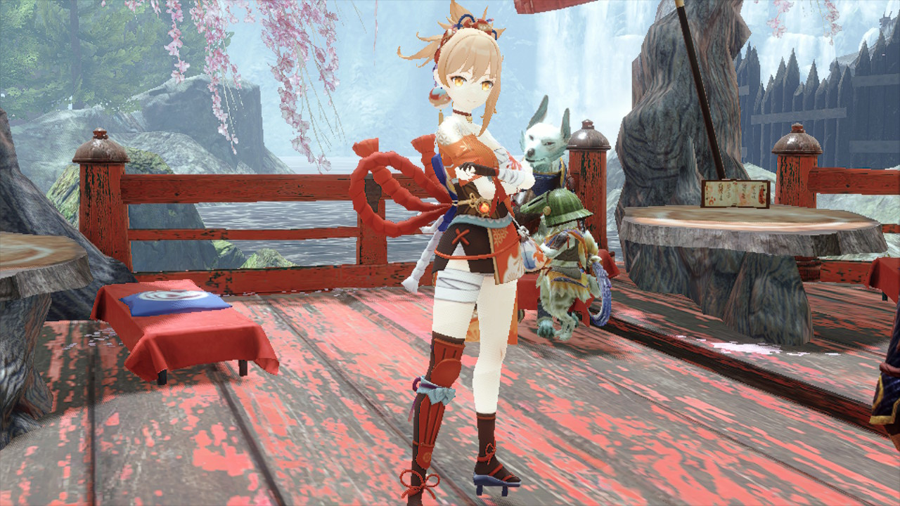 Yoimiya GI (layered armor) NSwitch port Mod for Monster Hunter Rise ...