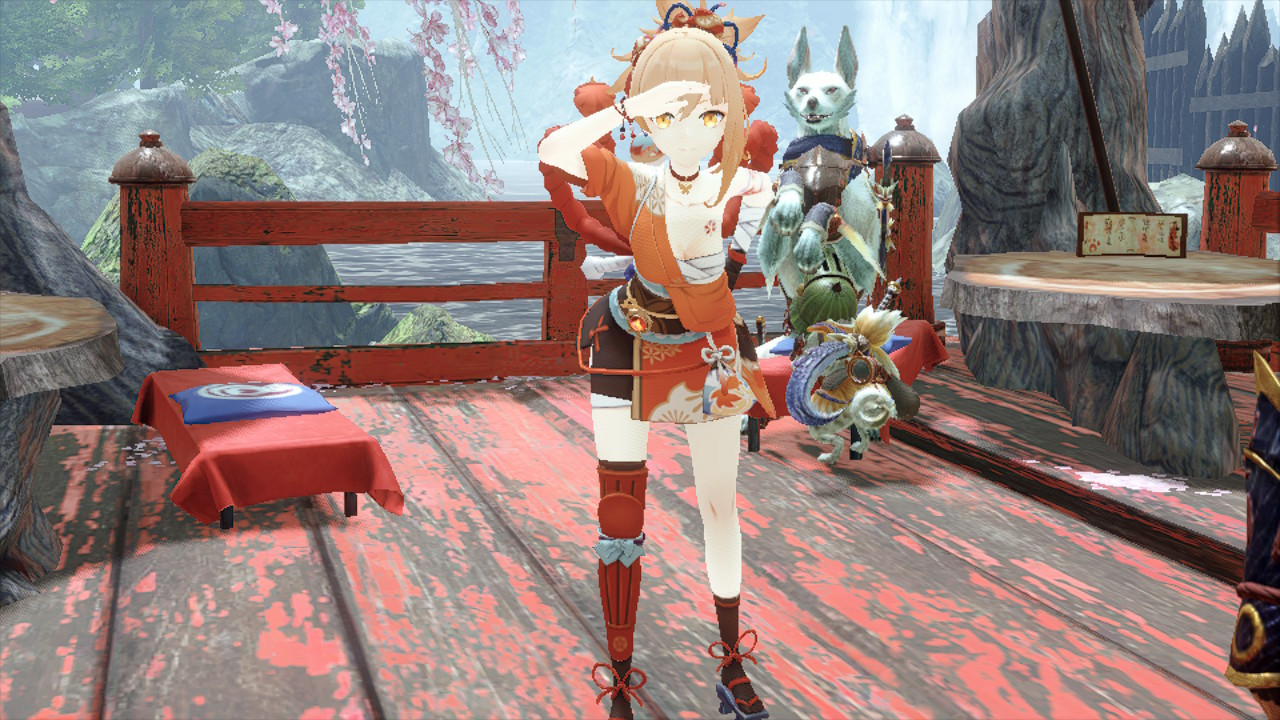 Yoimiya GI (layered armor) NSwitch port Mod for Monster Hunter Rise ...