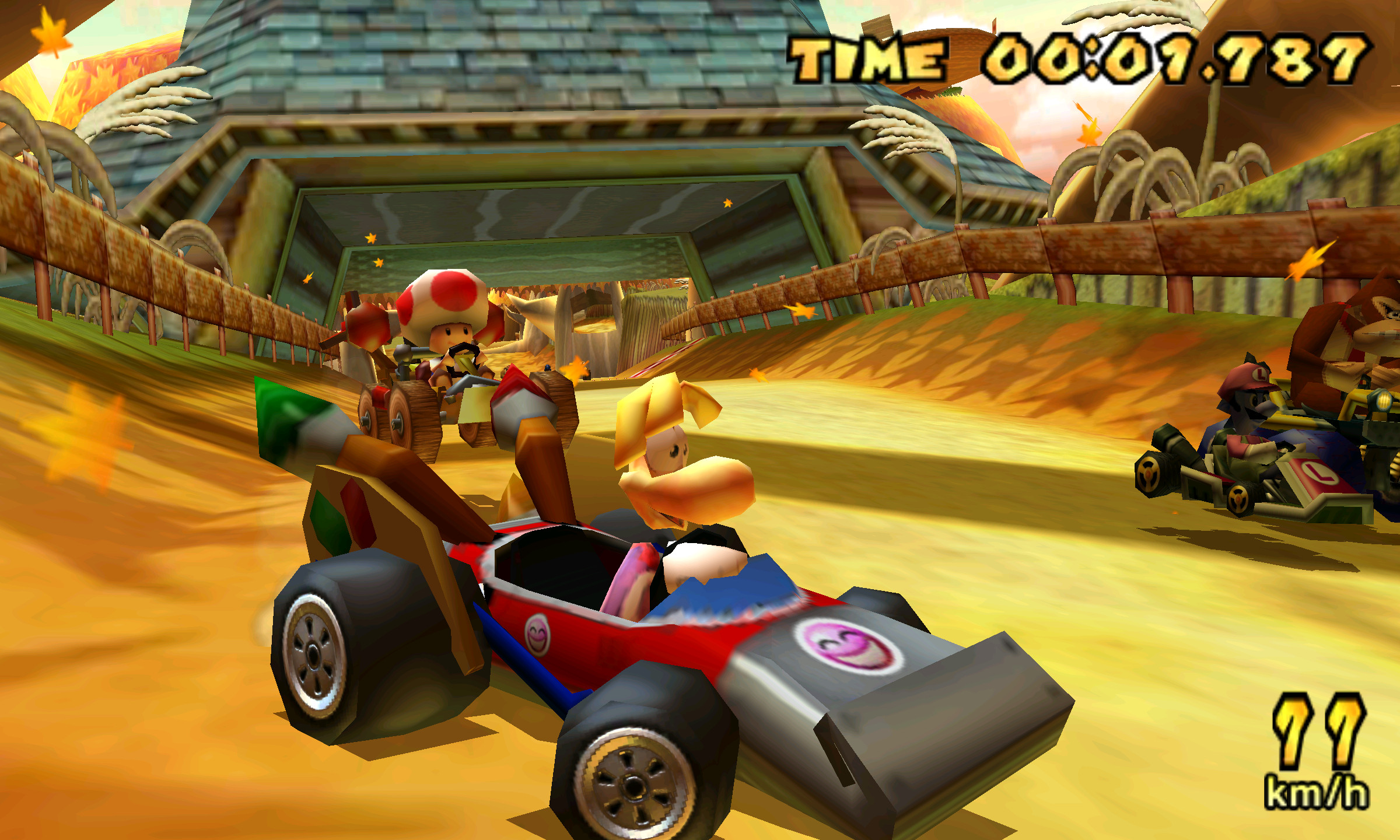 Rayman(Mario kart wii) Mod for Mario Kart 7 | MK7 Mods