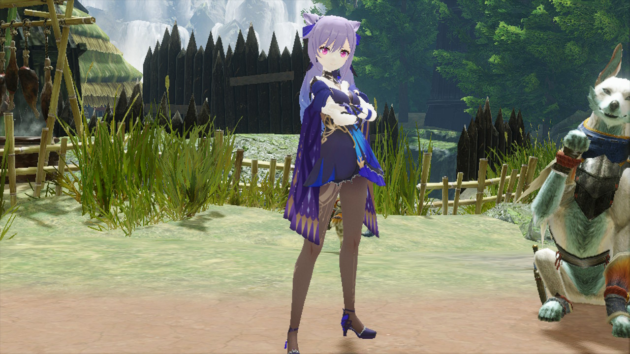Keqing Opulent Splendor GI (layered armor) Mod for Monster Hunter Rise ...