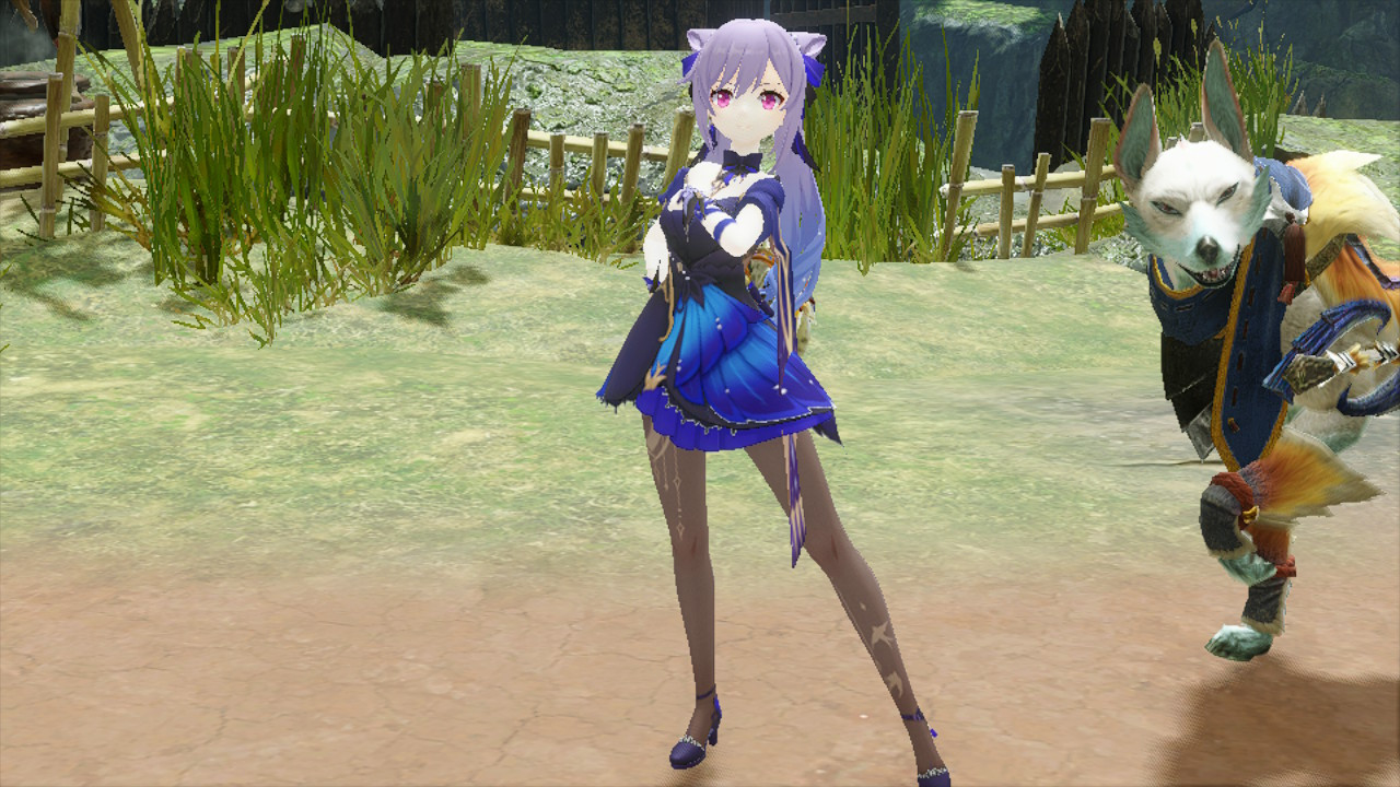 Keqing Opulent Splendor GI (layered armor) Mod for Monster Hunter Rise ...