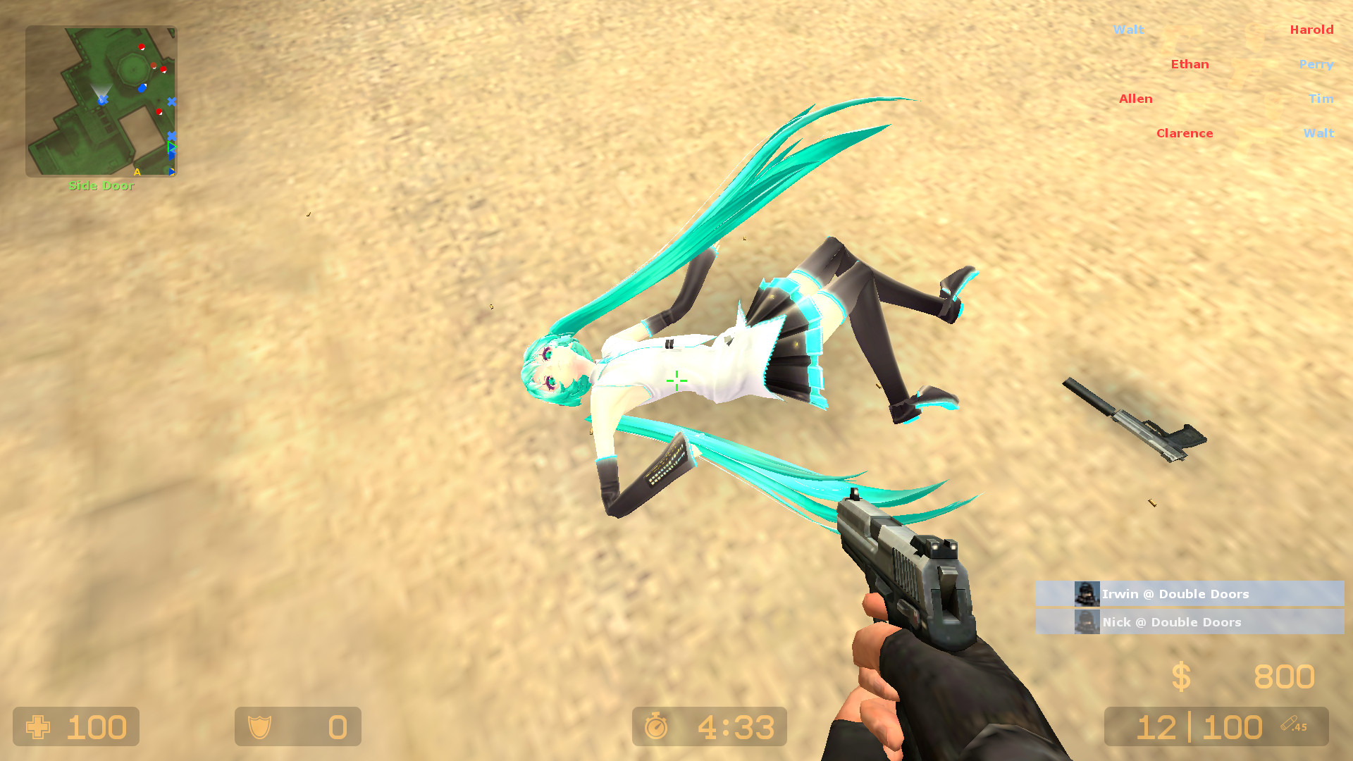 Tda Hatsune Miku (Client-Side) Mod for Counter-Strike: Source | CS:S Mods