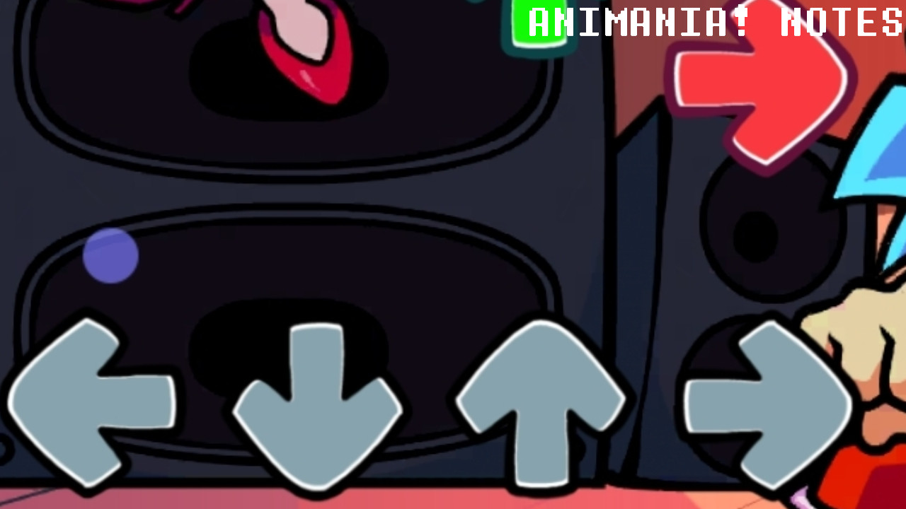 Animania notes Mod for Friday Night Funkin' | FNF Mods