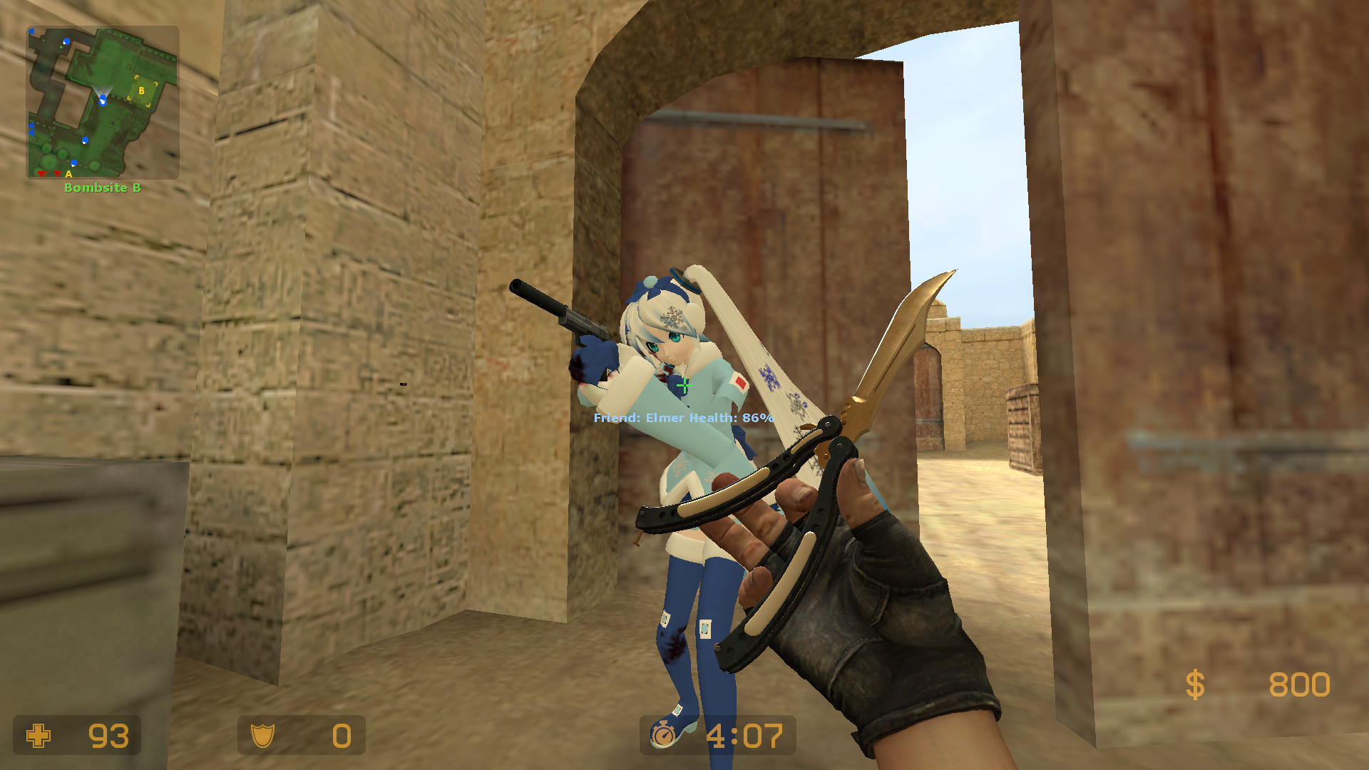 Snow Miku (Client-Side) Mod for Counter-Strike: Source | CS:S Mods