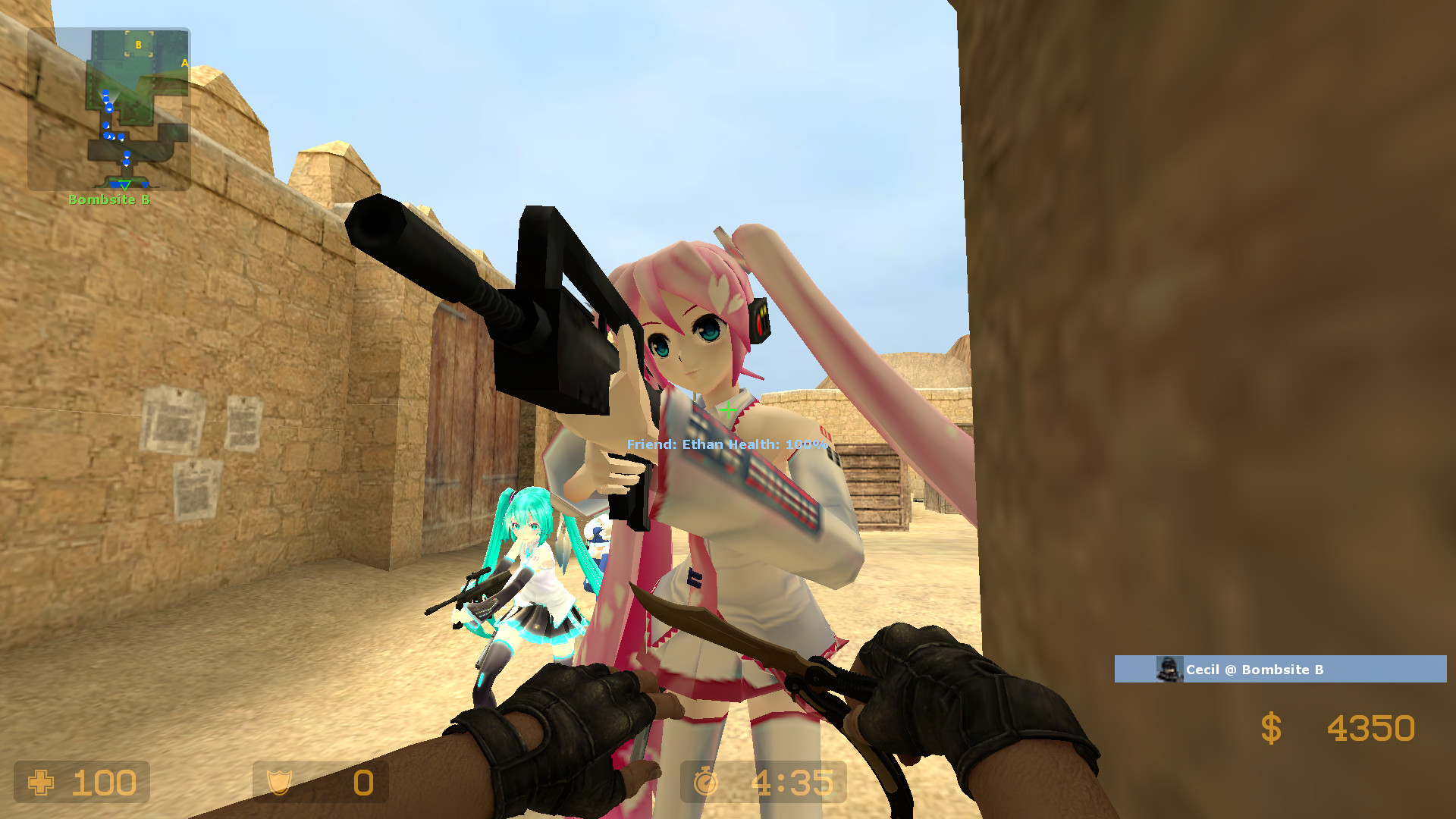 Spring Miku (Client-Side) Mod for Counter-Strike: Source | CS:S Mods