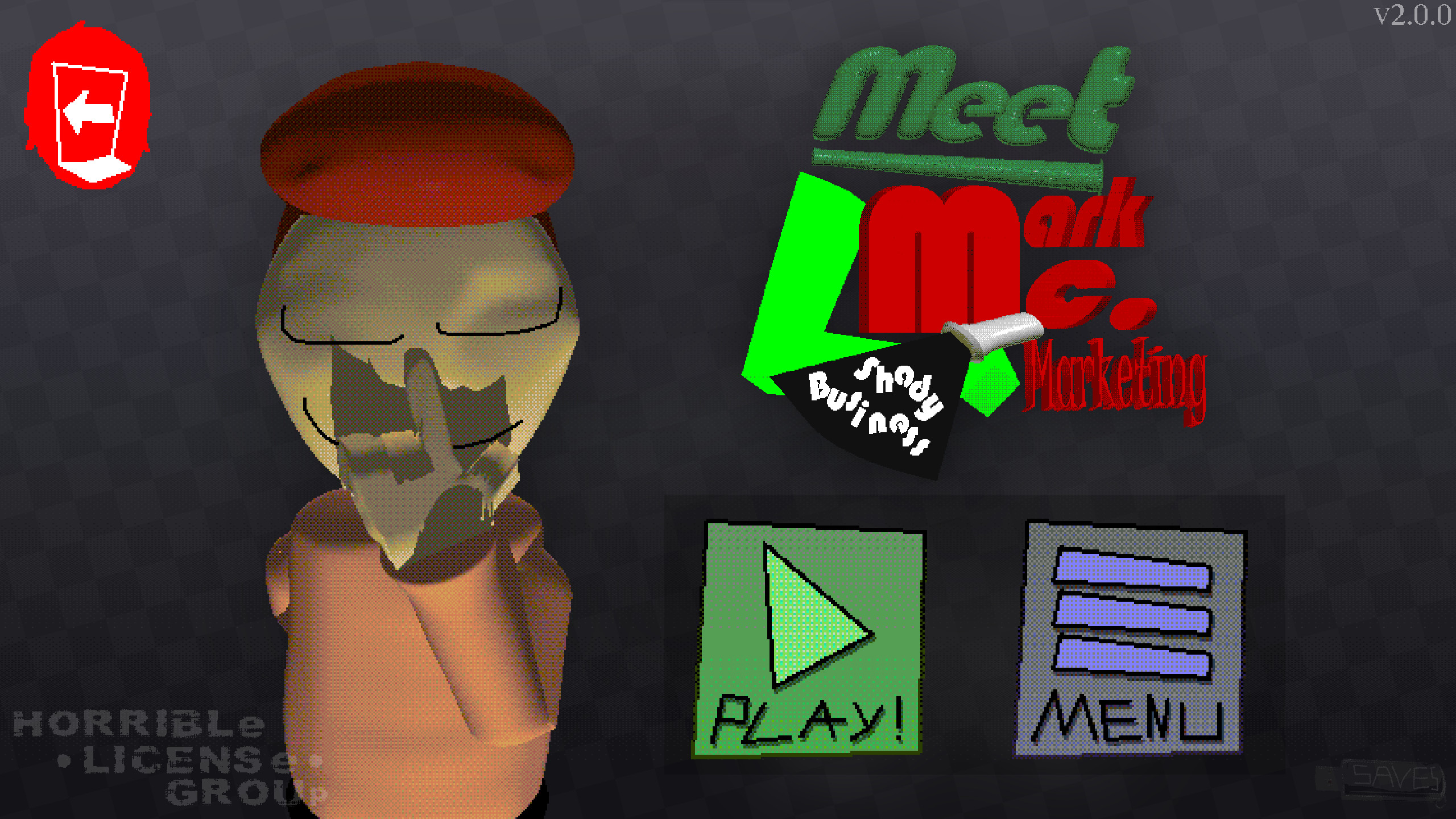 Meet Mark Mc. Marketing: Shady Business Mod for Baldi's Basics | Baldi Mods
