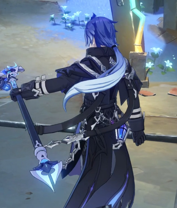 Flins w/ Clorinde's ponytail Mod for Genshin Impact | GI Mods