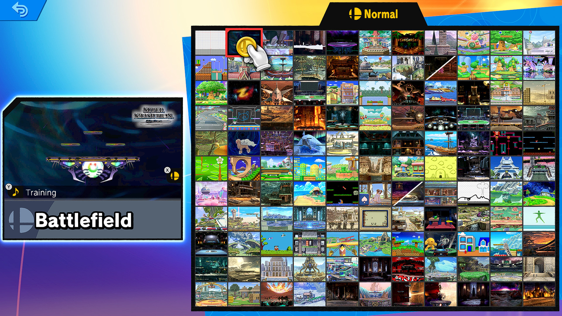Melee Battlefield (Metal Battle Background)) Mod for Super Smash Bros ...