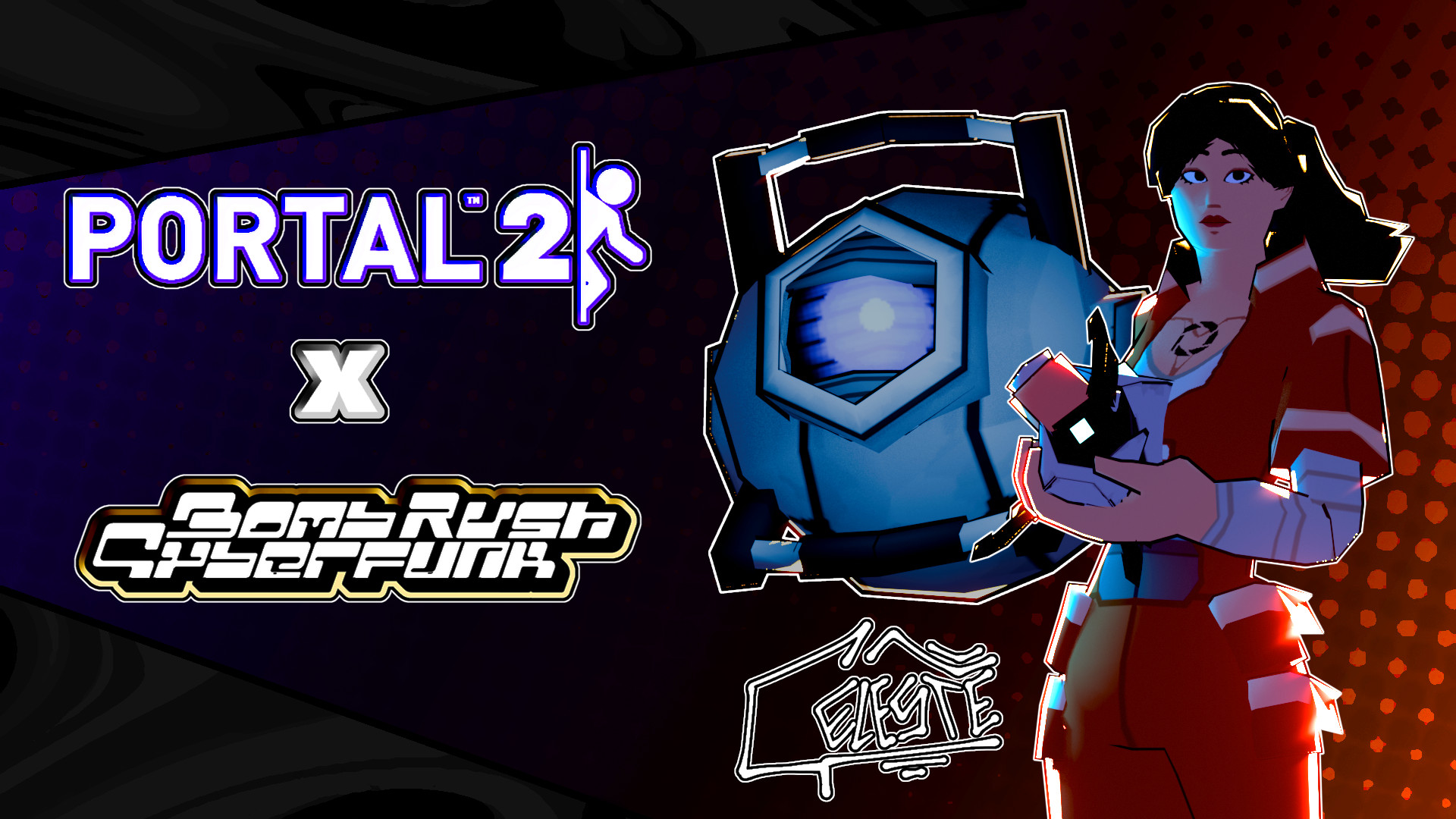 CHELL (PORTAL 2) Mod for Bomb Rush Cyberfunk | BRC Mods