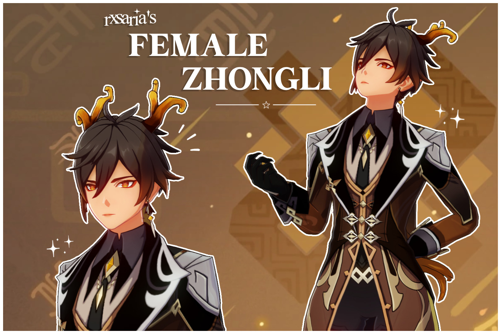 Female Zhongli Mod for Genshin Impact | GI Mods