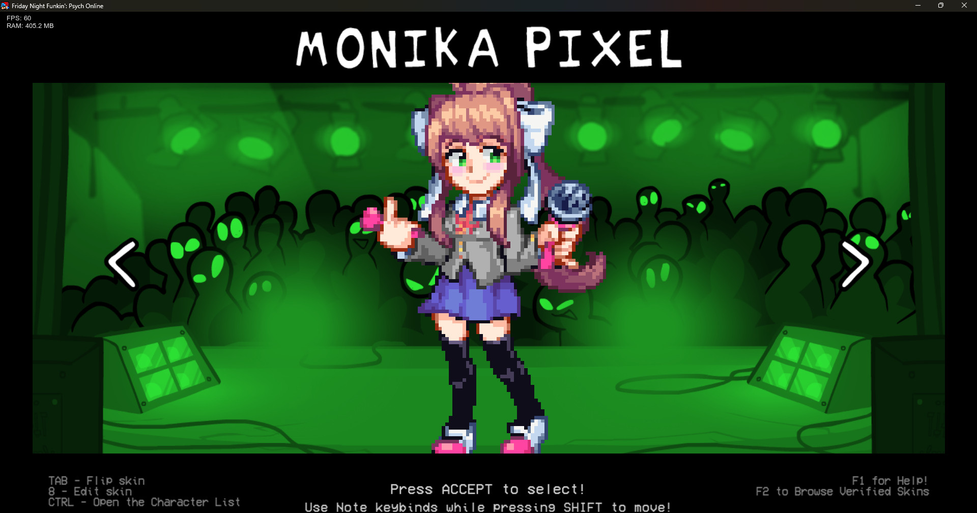 DDTO+ Senpai + Monika SkinPack Mod for Friday Night Funkin' | FNF Mods