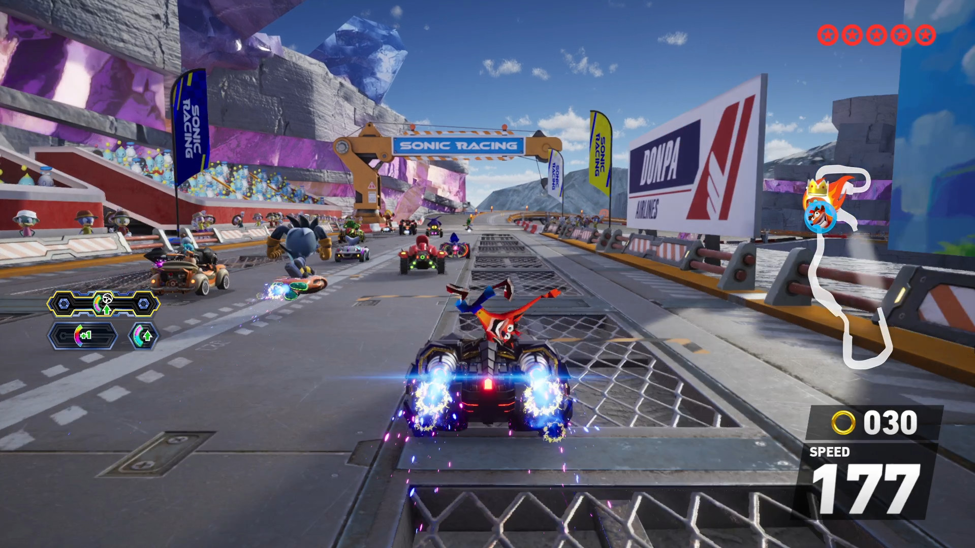 Crash Bandicoot (PSX) Mod for Sonic Racing: CrossWorlds | SR:CW Mods
