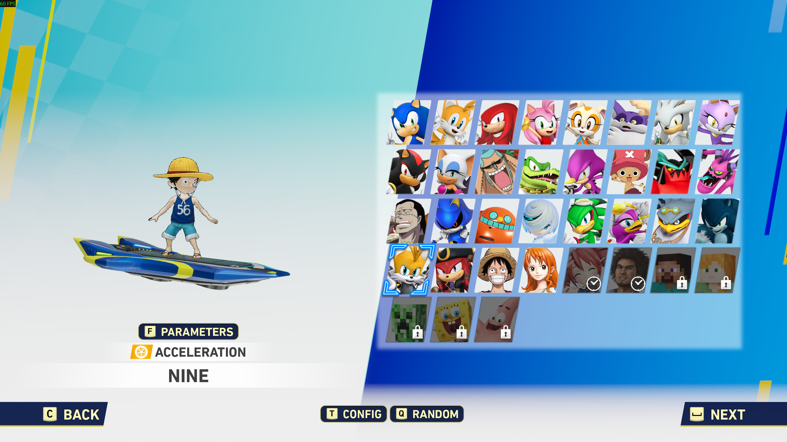 Luffy and Kid Luffy with Voice Mod for Sonic Racing: CrossWorlds | SR ...