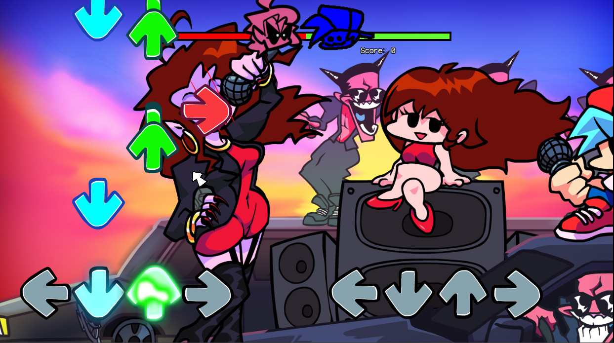fnf pero random o lag? 1.1 Mod for Friday Night Funkin' | FNF Mods