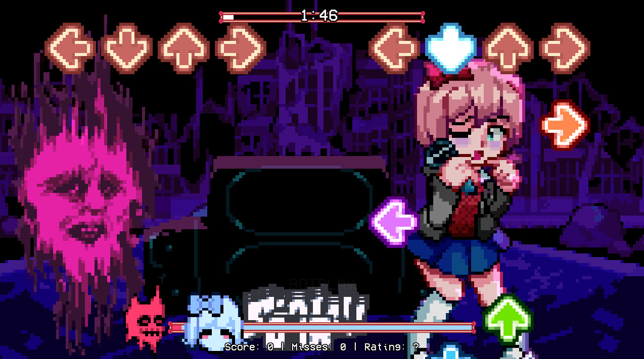 Doki Doki Saypai/ika Plus! Mod for Friday Night Funkin' | FNF Mods
