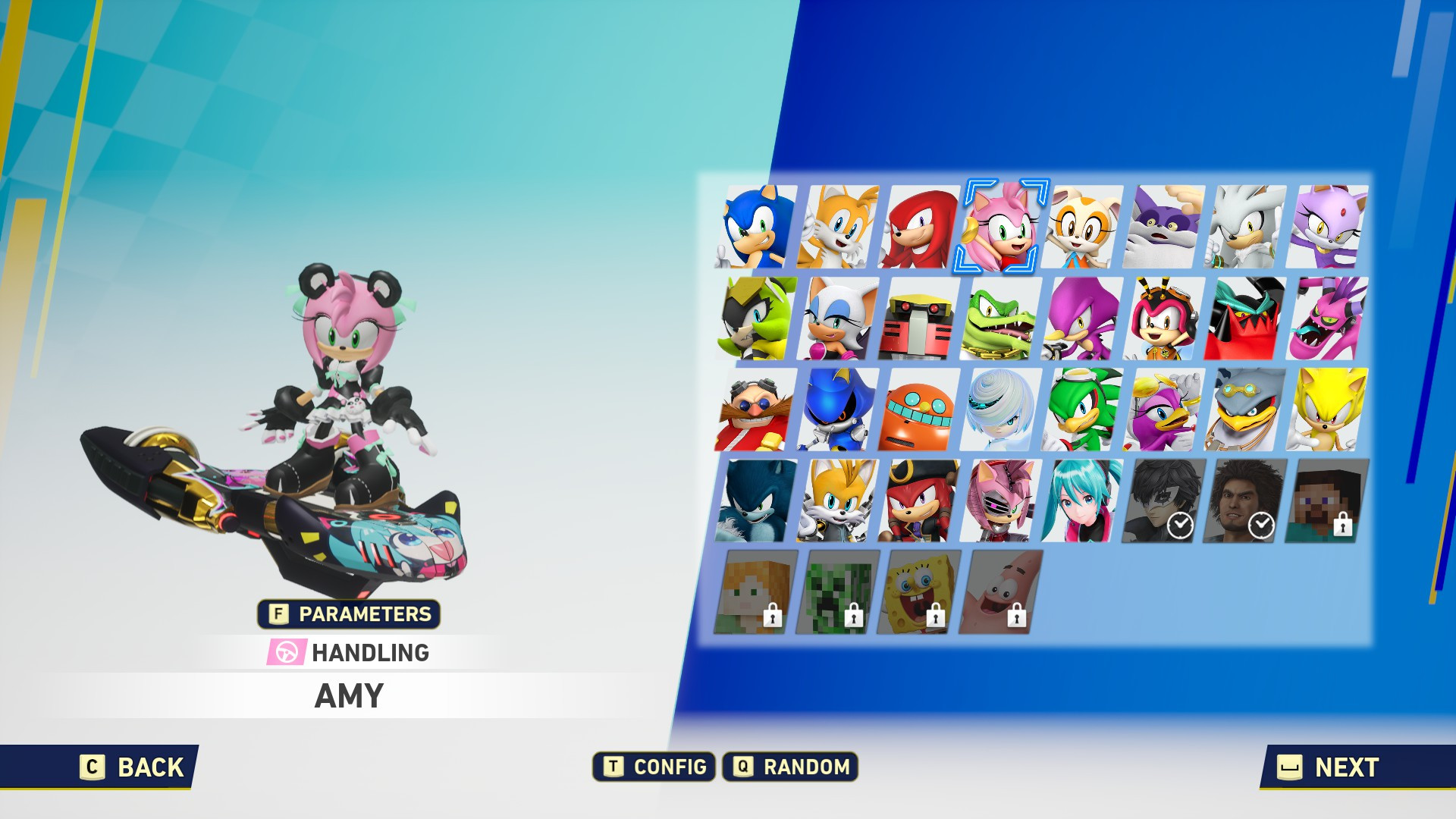 Panda Amy Mod for Sonic Racing: CrossWorlds | SR:CW Mods