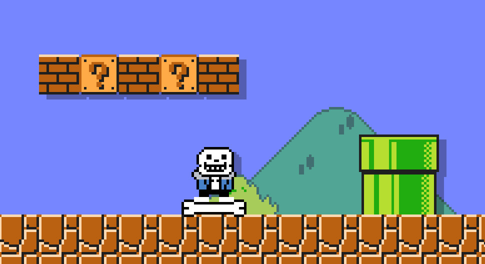 Another sans mod. Mod for Super Mario Bros. Remastered [Unofficial ...