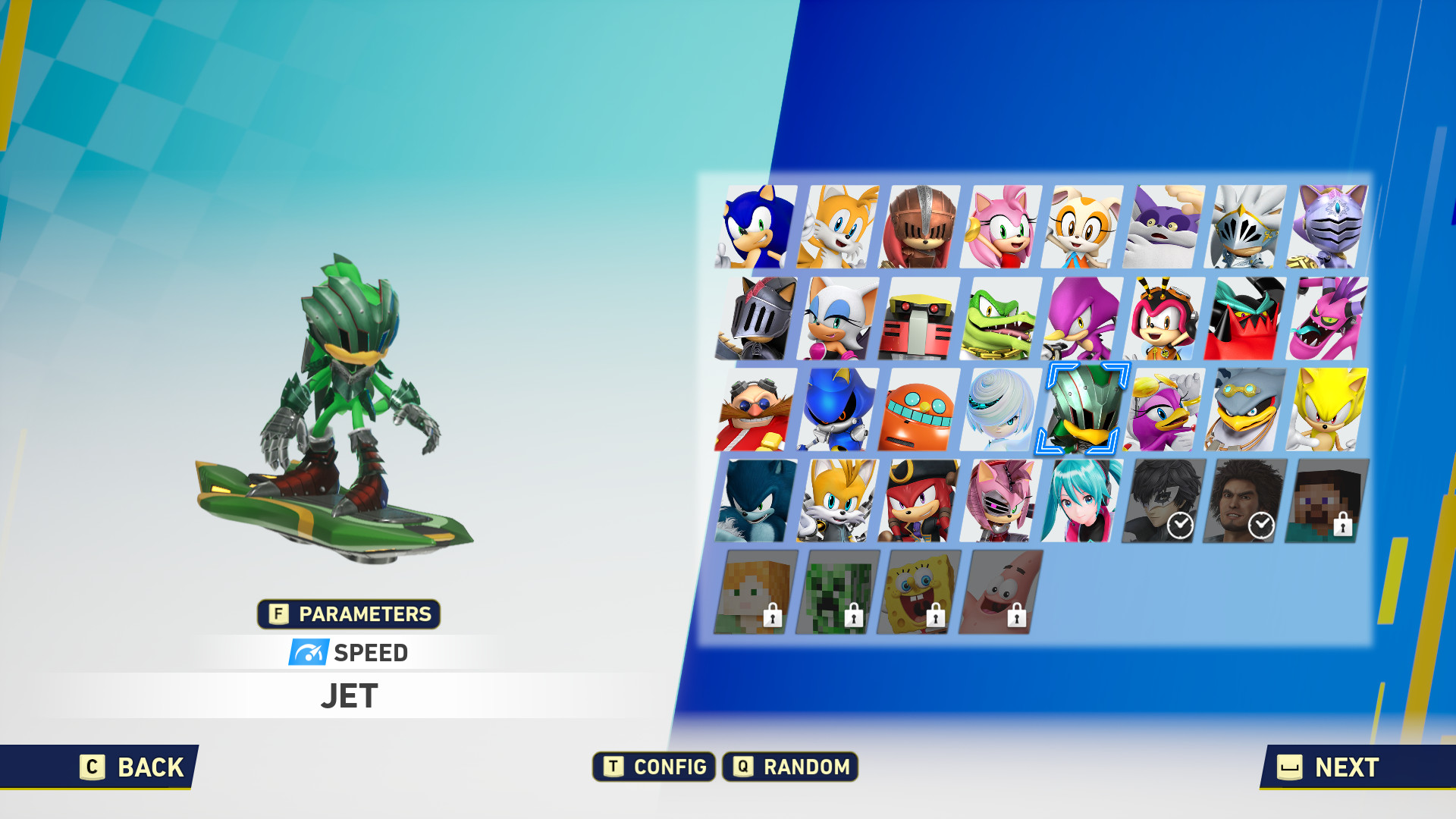 Sonic The Knights Pack Mod for Sonic Racing: CrossWorlds | SR:CW Mods