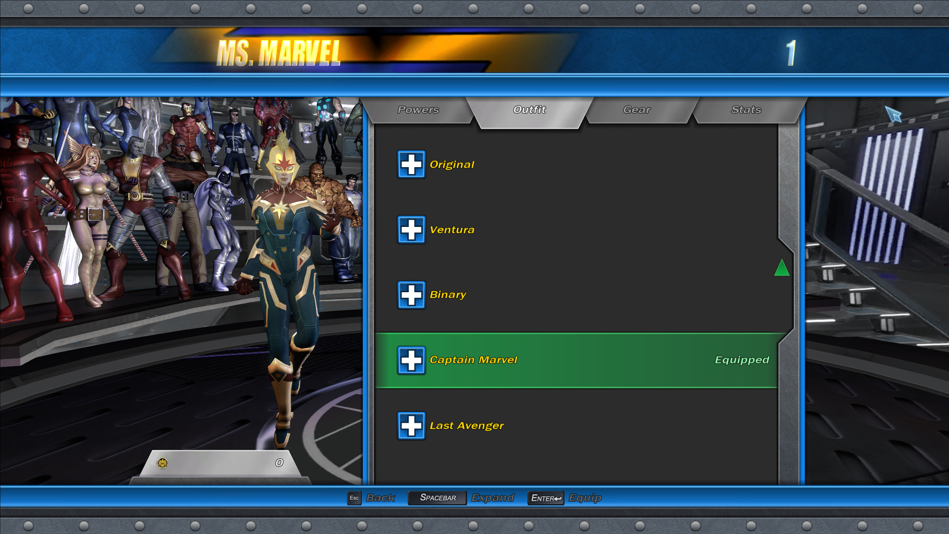 Marvel Future Revolution Xandearth Captain Marvel Mod for Marvel ...