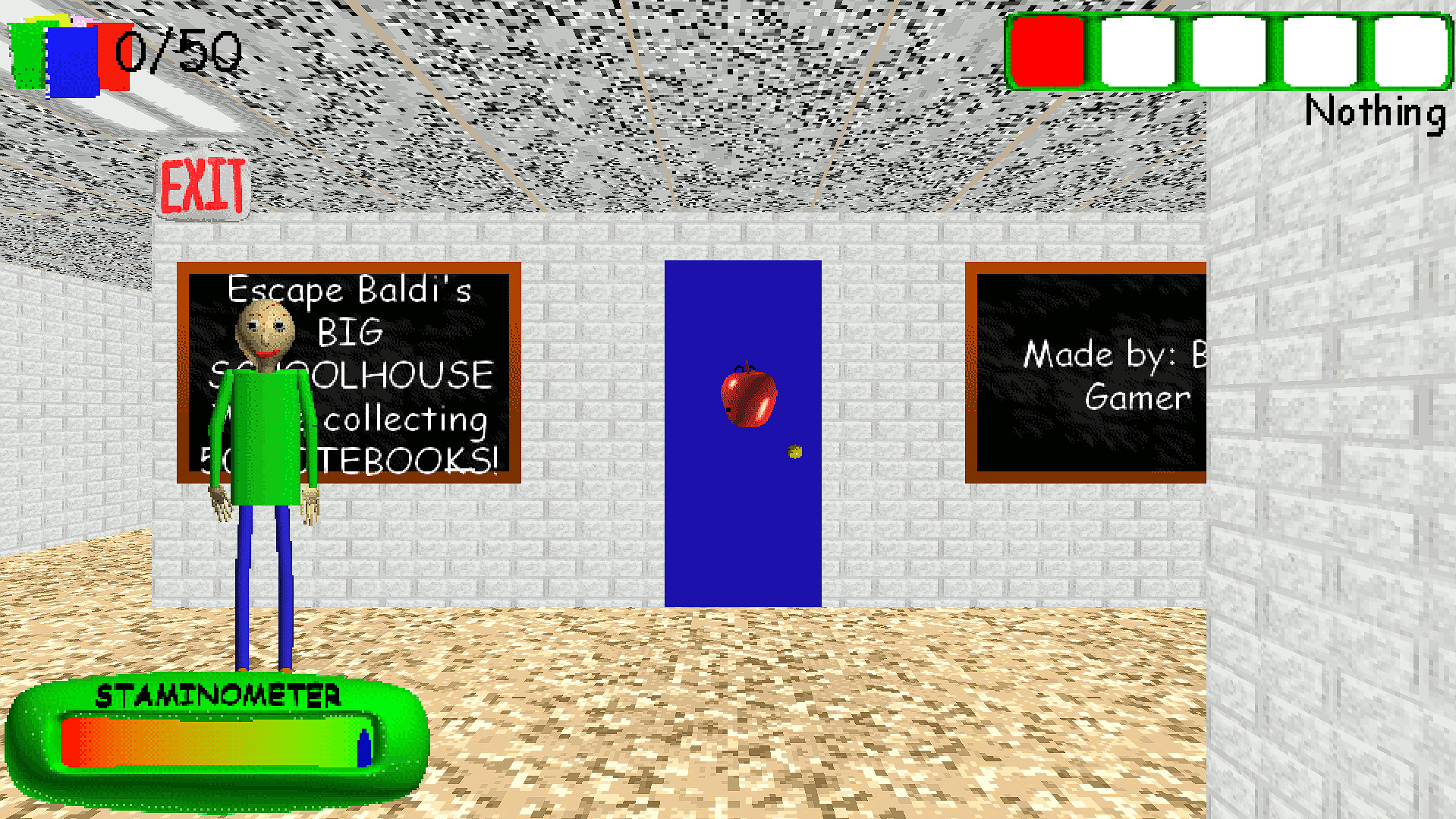 Escape The Big Schoolhouse With 50 Notebooks Mod For Baldi S Basics