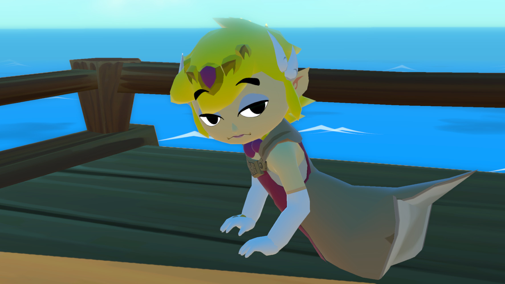 Princess Link in Wind Waker HD Mod for The Legend of Zelda: The Wind ...