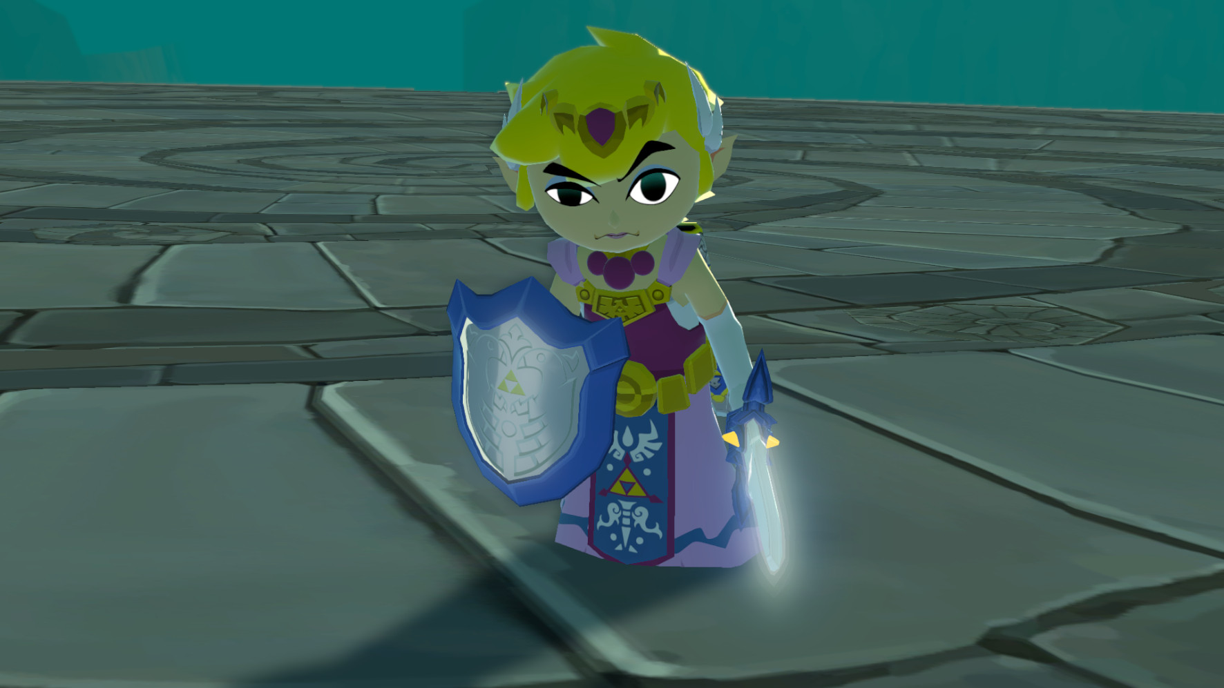 Princess Link in Wind Waker HD Mod for The Legend of Zelda: The Wind ...